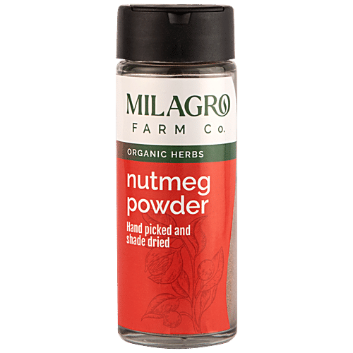 Buy Milagro Farm Company Nutmeg Powder - Organic Herbs, Hand Picked ...