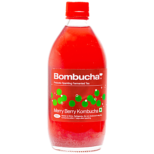 Buy Bombucha Merry Berry Kombucha - Probiotic Sparkling Fermented Tea ...