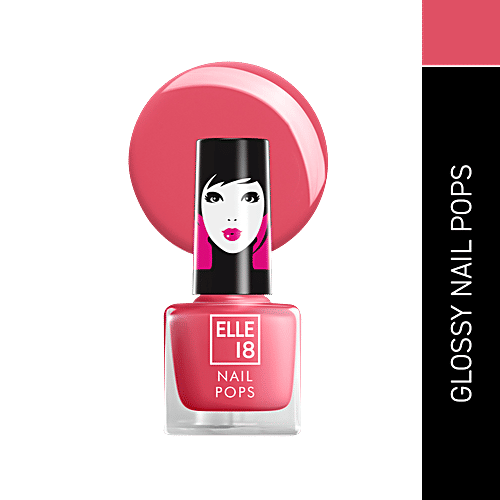 Buy Elle 18 Nail Pops - Instant Dry Formula, One Swipe Colour Online at ...