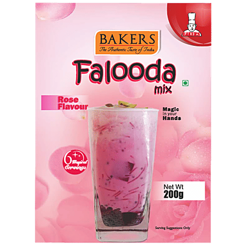 Buy BAKERS Falooda Mix - Rose Flavour Online at Best Price of Rs 70 ...