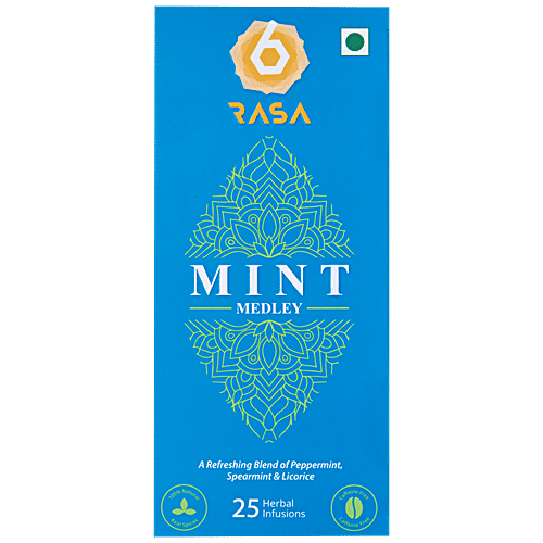 Buy 6rasa Mint Medley Tea - Peppermint, Spearmint, Licorice, Cooling ...