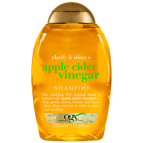 Buy OGX Clarify & Shine Apple Cider Vinegar Shampoo - Boosts Shine ...