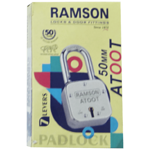 Buy Ramson Iron Pad Lock With Three Keys - Strong, High Security, Ideal For Daily Use Online at ...