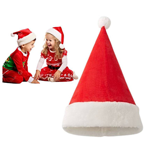 Buy Creative Space Christmas Santa Cap - Baby Size, Red & White ...