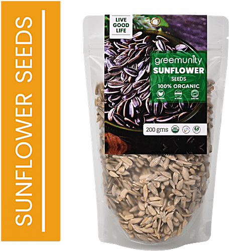 Buy Greemunity Organic Sunflower Seeds Online at Best Price of Rs 144 ...