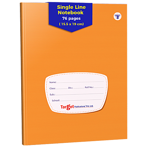 Buy Target Publications Ruled Single Line Notebook - Small, Soft Bound ...