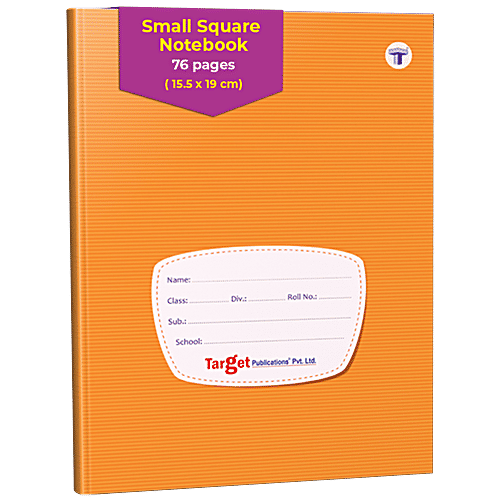 Buy Target Publications Small Square Notebook - 76 Pages, Hard Bound ...