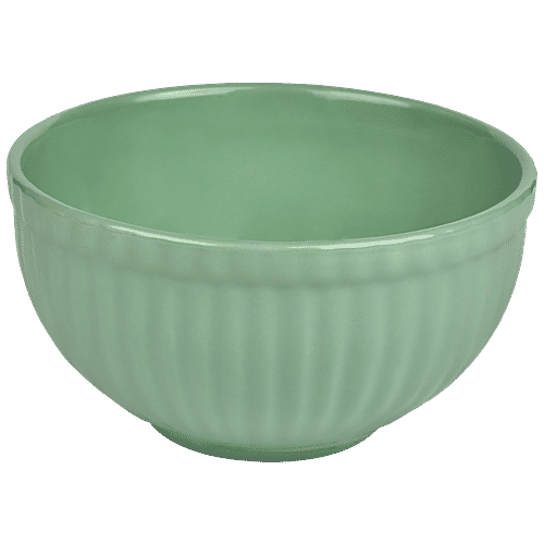 Buy Urban Chef Listra Ceramic Bowl - Sea Green, Handcrafted, Shine ...