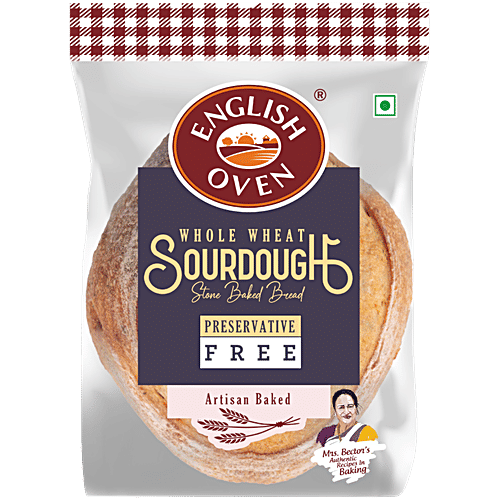 Buy English Oven Whole Wheat Sourdough Stone Baked Bread - Preservative ...