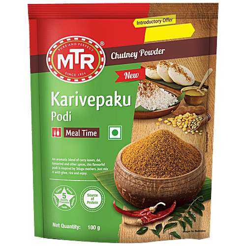 Buy MTR Karivepaku Podi Online at Best Price of Rs 45 - bigbasket