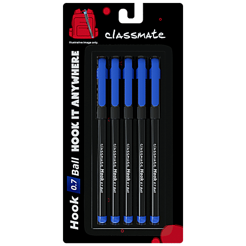 Buy Classmate Hook Ballpen - Blue, 0.7 mm Tip Online at Best Price of Rs 50 - bigbasket