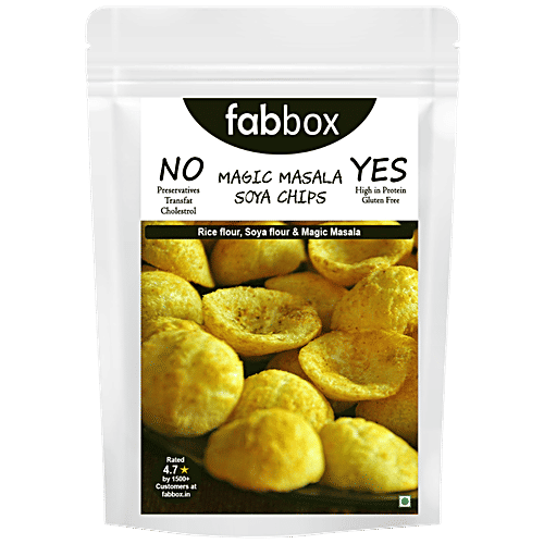 Buy Fabbox Fivegrain Soya Chips - Healthy, Guilt-free Snackning, Weight ...