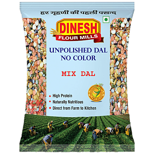 Buy Dinesh Flour Mills Unpolished Mix Dal/Panchmel Dal Online at Best ...