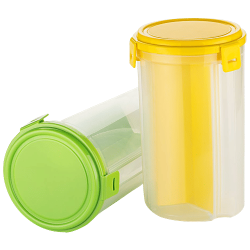 Buy Ambition 3 Section Storage Container With Airtight Lid - For Home ...