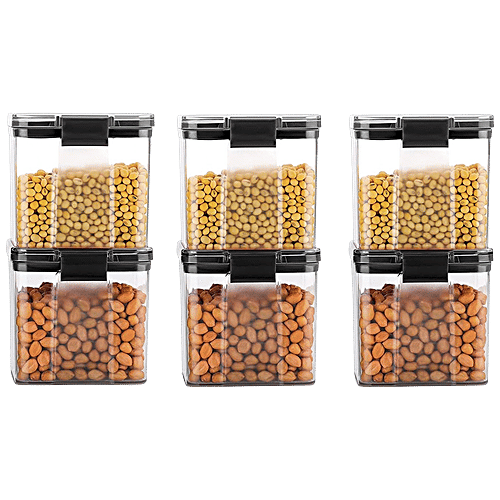 Buy Ambition Airtight Lock & Locksquare Container - Food Grade, Freezer ...