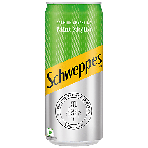 Buy Schweppes Premium Sparkling Mixer - Mint Mojito, Carbonated Water Online at Best Price of Rs ...
