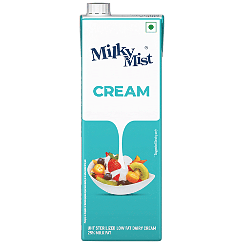 Buy Milky Mist Cream - UHT Sterilized Low Fat Dairy, 25% Milk Fat ...