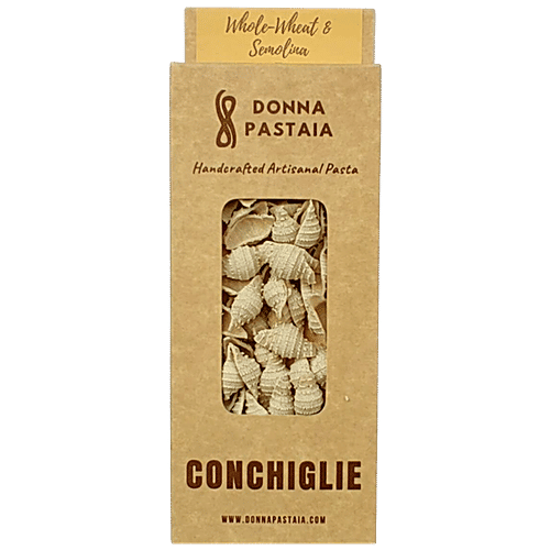 Buy Donna Pastaia Conchiglie - Wholewheat & Semolina, Pasta ...