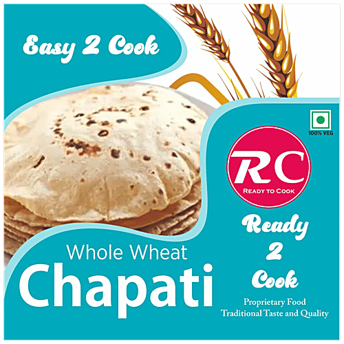 Buy RC Fresh Food Whole Wheat Chapati - Ready To Cook, No Added ...