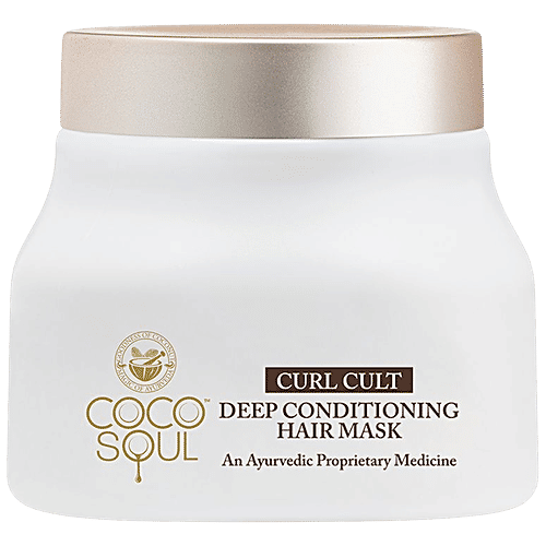 Buy Coco Soul Curl Cult Deep Conditioning Hair Mask - Ayurvedic, For ...