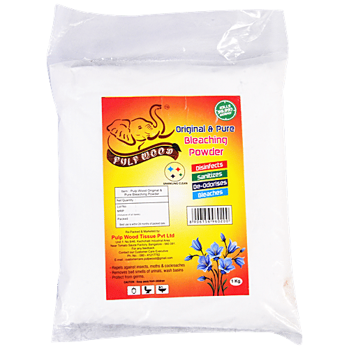 Buy Pulp Wood Original & Pure Bleaching Powder - Kills 99.9% Germs ...
