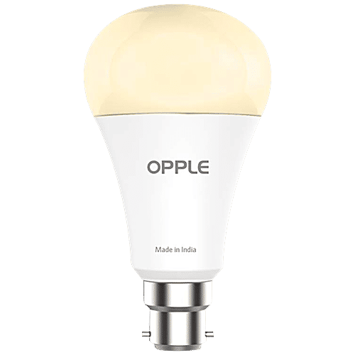 Buy Opple 12-Watts B22 LED Warm Light Bulb - 3000 K, Energy Saving ...