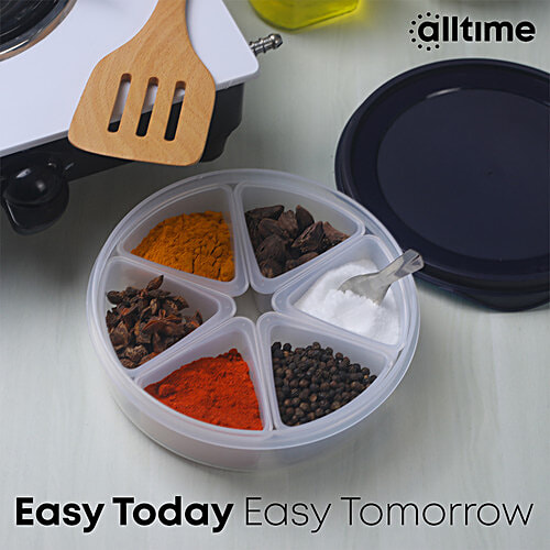 Buy All Time Plastic Masala Dabba With Lid - Assorted Colour Online at ...