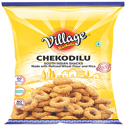 Buy Village Ruchulu Chekodilu - Made With Rice & Lentils, Rich Taste ...