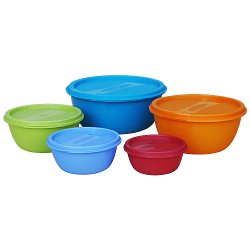 Buy Princeware Storage Containers - Plastic, Assorted Colours, Store ...