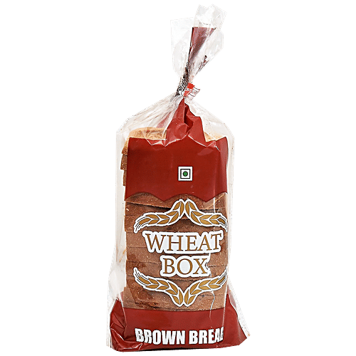 Buy WHEAT BOX Brown Bread - Fresh, Fluffy, Rich In Fiber Online at Best ...