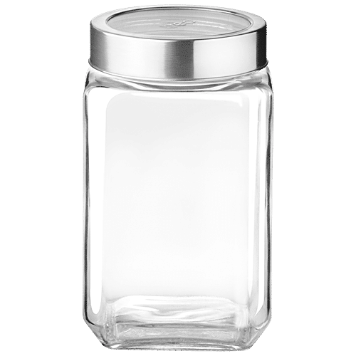 Buy Treo Cube Storage Glass Jar/Container - For Home & Kitchen ...
