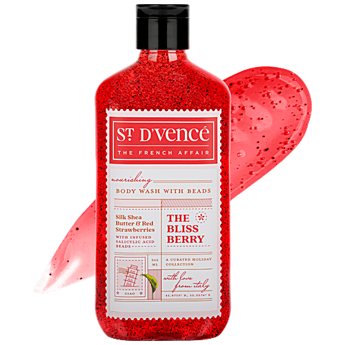 Buy ST. Dvence The Bliss Berry Body Wash With Beads - Controls Body ...
