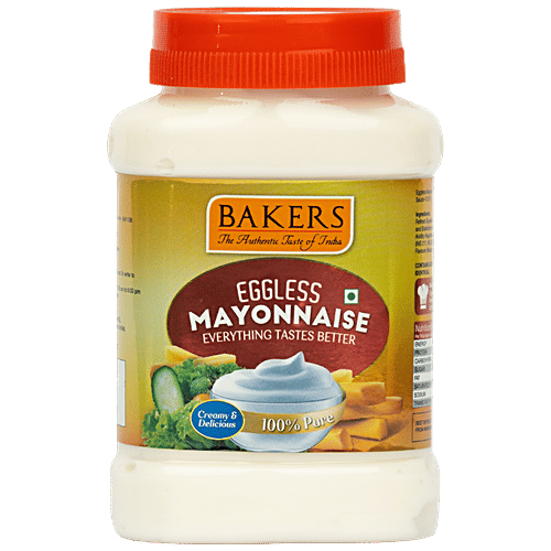 Buy BAKERS Mayonnaise Eggless - 100% Pure, Creamy & Delicious Online at ...