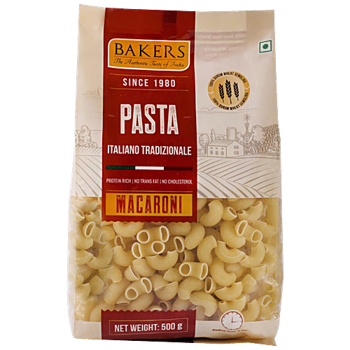 Buy BAKERS Pasta Macaroni - Protein Rich, No Trans Fat & No Cholesterol ...
