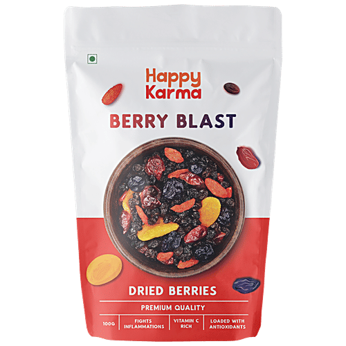 Buy Happy Karma Berry Blast Berry Mix - Rich In Vitamin & Antioxidants ...