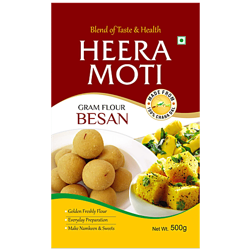 Buy Heera Moti Besan - 100% Pure & Natural Online at Best Price of Rs null - bigbasket
