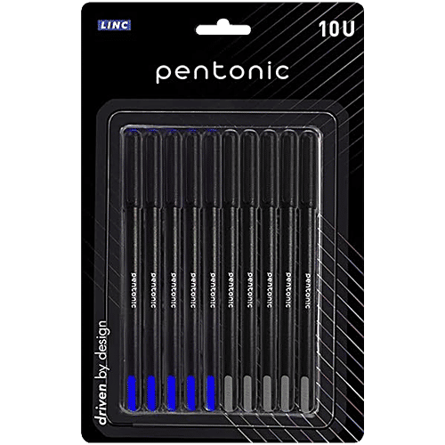 Buy Linc Pentonic Ball Pens - Blue & Black Ink Online at Best Price of ...