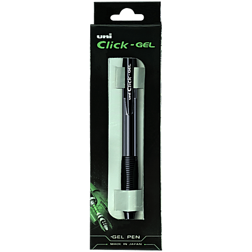 Buy Uni-Ball Click-Gel Retractable Pen - 0.7 mm, Black Ink Online at ...