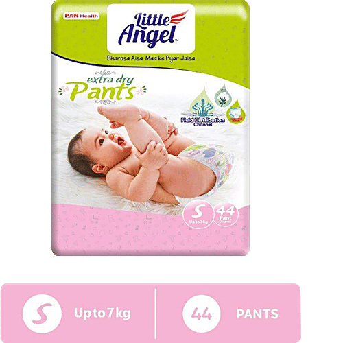 Buy Little Angel Extra Dry Pants Baby Diapers - With Wetness Indicator ...