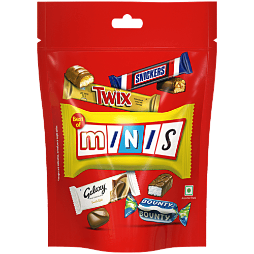 Buy Snickers Best Of Minis Assorted Chocolate Pack Online at Best Price ...