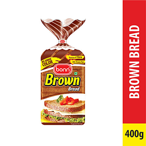 Buy Bonn Brown Bread - Source Of Fibre Online at Best Price of Rs 52.8 ...
