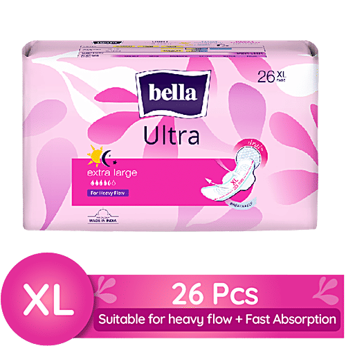 Buy Bella Ultra Drai Sanitary Napkins - Extra Large, For Heavy Flow ...