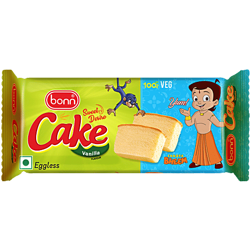 Buy Bonn Sweet Desire Eggless Cake - Vanilla Flavour, 100% Veg Online ...