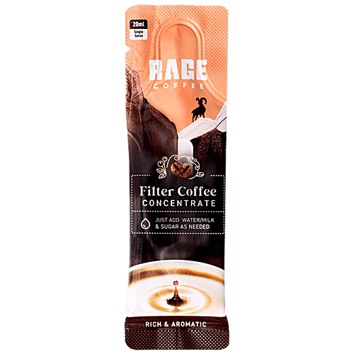 Buy Rage Coffee Filter Coffee Concentrate - Rich & Aromatic, Fat-Free ...