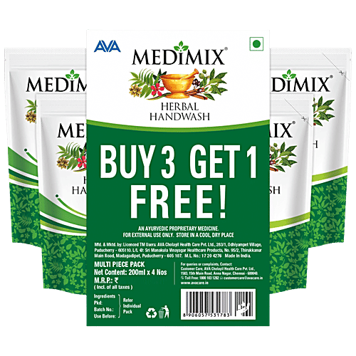 Buy Medimix Herbal Handwash - For Soft & Supple Skin, Protects From ...