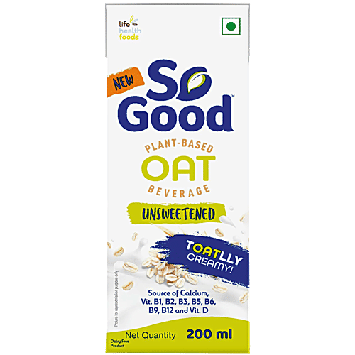 Buy So Good Plant-Based Oat Beverage - Unsweetened Online at Best Price ...