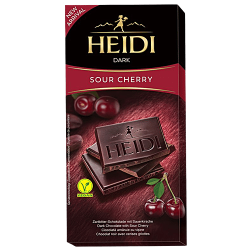 Buy Heidi Sour Cherry Dark Chocolate Bar Online at Best Price of Rs 300 ...