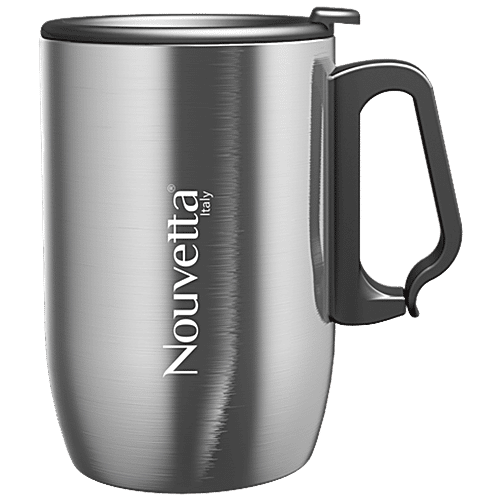 Buy Nouvetta Refresh Vaccum Mug - Steel, Grey Online at Best Price of ...