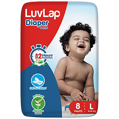 Buy LuvLap Baby Diaper Pants - Up To 12 Hours Protection, Anti-Rash ...