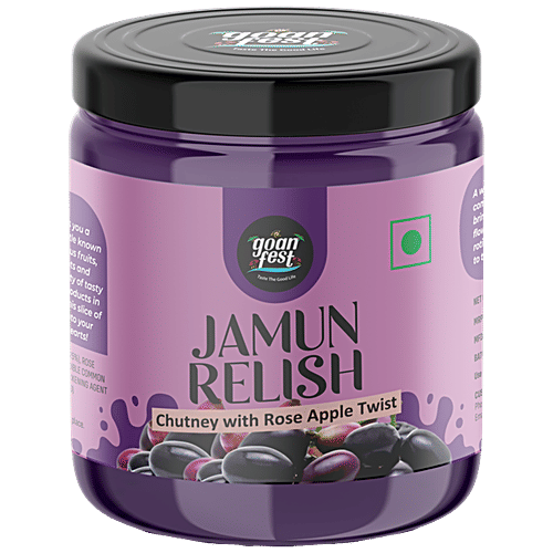 Buy Goanfest Jamun Relish Chutney With Rose Apple Twist - Rich Flavour ...